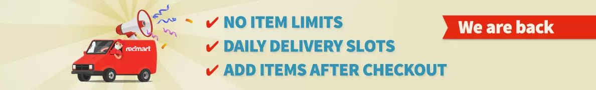 Update Your Order | RedMart at Lazada